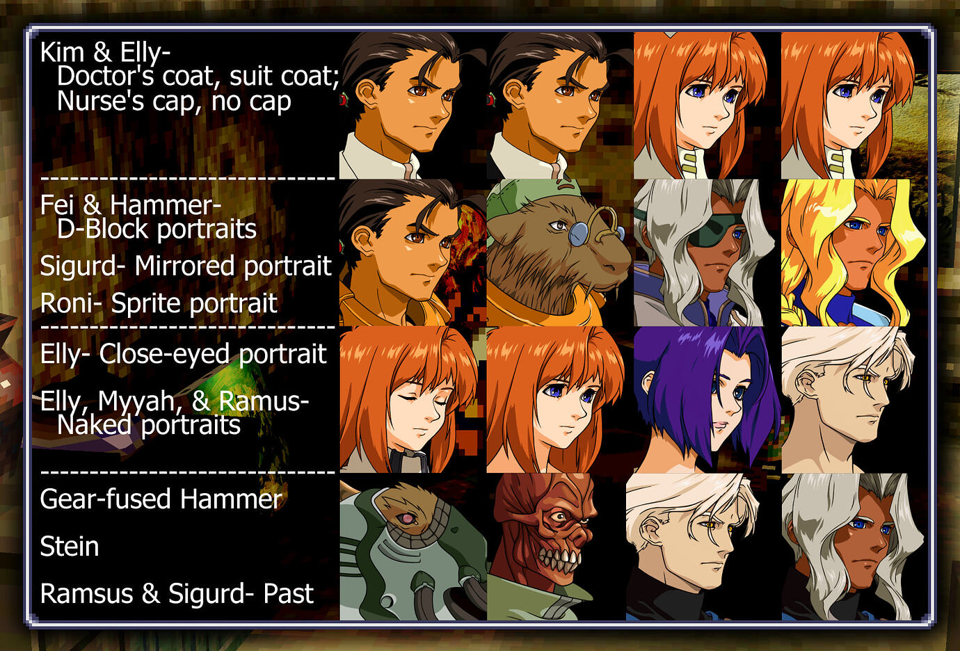 Xenogears Perfect ART Works (PAW) Retroarch Texture Pack - Xeno ...